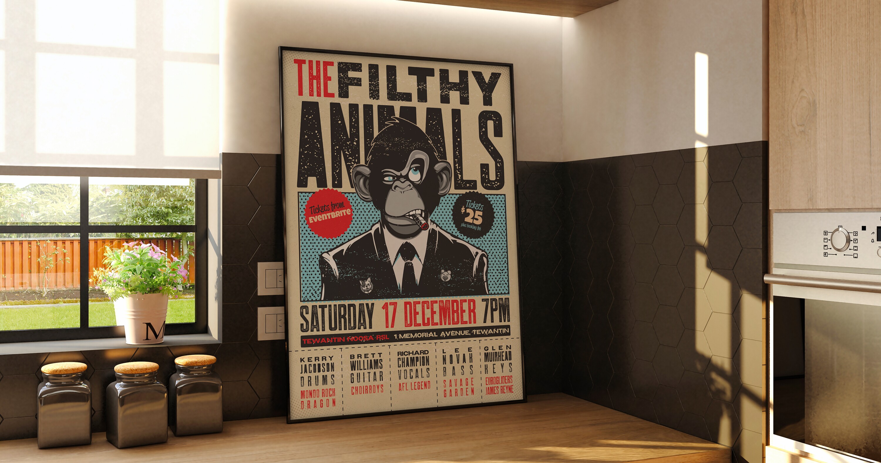 The Filthy Animals Band | Our Work | Grafix Garage