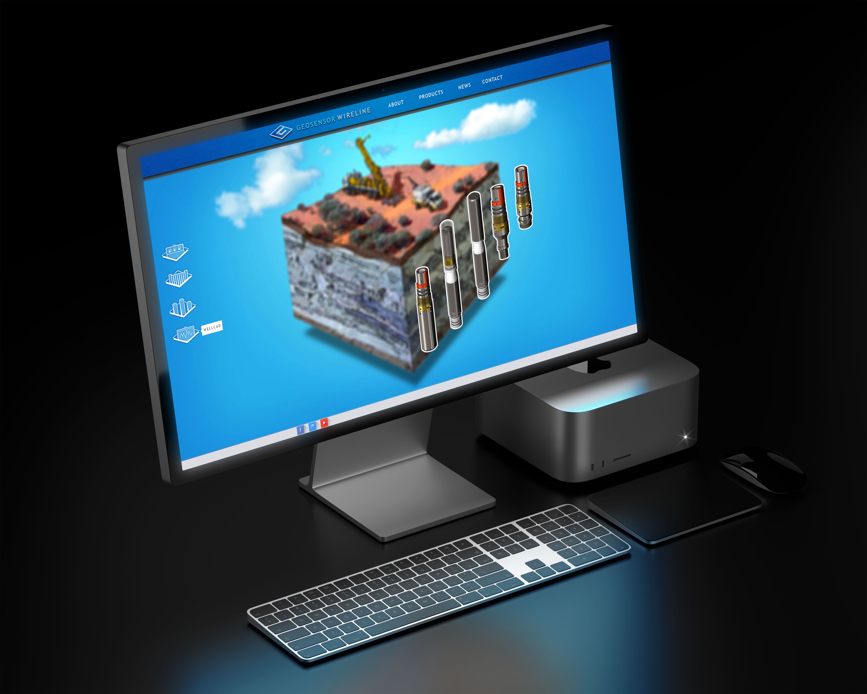 Geonsensor Wireline | Our Work | Grafix Garage